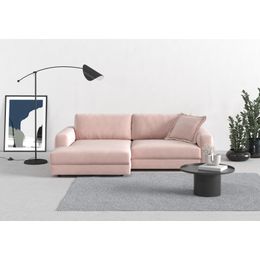 Ecksofa Trendmanufaktur, B:250cm H:84cm T:176cm, lila, 92% Polyester, 8% Nylon, Wohnzimmer, Sofas, "Bourbon, Mega Designsofa mit tollem Sitzkomfort,