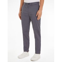 Calvin Klein Herren Chinohose "MODERN TWILL SLIM CHINO", grau, Gr. 34, unifarben, Web, Obermaterial: 98% Baumwolle, 2% Elasthan, Hosen, mit