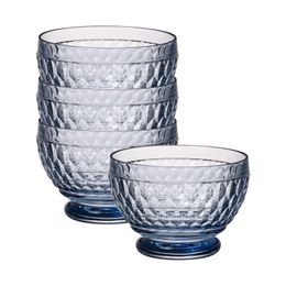 Villeroy & Boch VILLEROY & BOCH Schale "Dessertschalen Boston Coloured &oslash; 11,7 cm 4er Set", blau, Sch&uuml;sseln