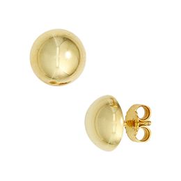 Jobo Damen Paar Ohrstecker, 7,8mm, Gelbgold 333, gold, Gelbgold 333, Ohrringe, 333 Gold