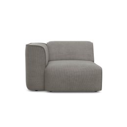 Sessel OTTO HOME, B:109cm H:70cm T:97cm, grau, Struktur fein (100% Polyester);Samtoptik (100% Polyester);Samtcord (92% Polyester, 8% Polyamid),
