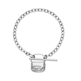 Diesel Damen Armband "Schmuck Geschenk Edelstahl", 16cm, Edelstahl, silber, Edelstahl, Armb&auml;nder