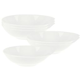Villeroy & Boch VILLEROY & BOCH Schale "Suppenbols Flow 300 ml 6er Set wei&szlig;", wei&szlig;, Sch&uuml;sseln