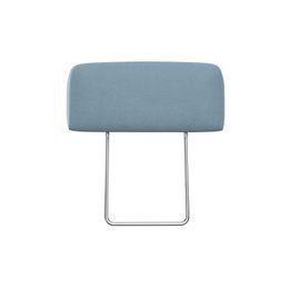 Sit & More Kopfst&uuml;tze SIT & MORE, B:52cm H:22cm T:12cm, blau, Polsterauflagen, "Visby", auch erh&auml;ltlich in dem mit Wasser zu reinigendem "Soft clean" Bezug