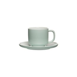 Ritzenhoff & Breker Tasse "Kaffeetasse mit Untertasse Jasper 240 ml", grün, RITZENHOFF & BREKER, Trinkgefäße