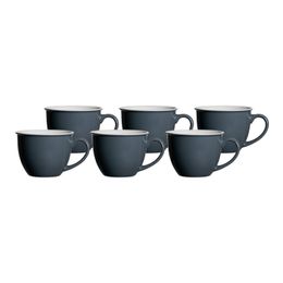Ritzenhoff & Breker Tasse "Jumbotassen Doppio 350 ml 6er Set", grau, RITZENHOFF & BREKER, Trinkgefäße
