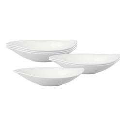 Villeroy & Boch VILLEROY & BOCH Schale "Schalen tief New Cottage Special Serve Salad 250 ml 6er Set wei&szlig;", wei&szlig;, Sch&uuml;sseln
