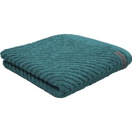 Duschtuch Ross, B:70cm L:140cm, gr&uuml;n, Frottier, Obermaterial: 100% Baumwolle, Handt&uuml;cher, "Smart", Uni-Rippe mit Velourslabel