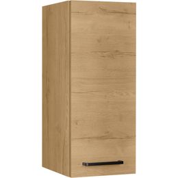 H&auml;ngeschrank Nobilia, B:30cm H:72cm T:37,2cm, braun, K&uuml;che, Schr&auml;nke, ""Structura", Ausrichtung w&auml;hlbar, vormontiert", in drei Breiten: 30, 45 und 60