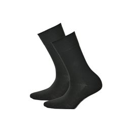 Hudson Damen Kurzsocken "Socken 2er Pack", Gr. 35, schwarz, Obermaterial: 97% Baumwolle CO. 3% Elasthan EL., Socken