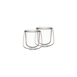 Villeroy & Boch VILLEROY & BOCH Thermoglas "Espressobecher Artesano Hot & Cold 60 ml 2er Set transparent", 2 tlg., transparent, Trinkgef&auml;&szlig;e