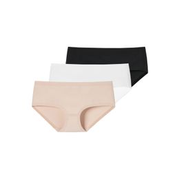 Schiesser Damen Panty "Panty 3er Pack", Gr. XXL, bunt, Obermaterial: 50% Baumwolle CO. 40% Polyamid PA. 10% Elasthan EL., Unterhosen