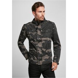 Brandit Herren Allwetterjacke "Brandit Herren Britannia Jacket"schwarzcamo, Gr. XXL, unifarben, 100% Baumwolle, Jacken