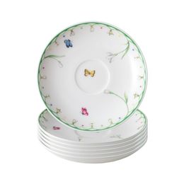 Villeroy & Boch VILLEROY & BOCH Untertasse "Mokka- / Espressountertassen Colourful Spring &oslash; 11,7 cm 6er Set bunt", L:11,7cm, bunt, Speiseteller