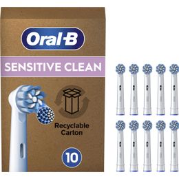 Oral-B Aufsteckbürsten "Pro Sensitive Clean", 10 Stk., weiß, Zahnbürstenköpfe, X-förmige Borsten