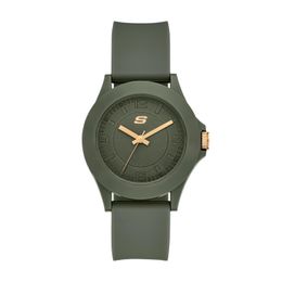 Skechers Damen Quarzuhr "ROSENCRANS"gr&uuml;n, Armbanduhren, Armbanduhr, Damenuhr, Silikonarmband, analog