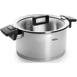 Woll Kochtopf "Concept", 5,9 l + Ø 24cm + Höhe 13cm, silber, Töpfe, Induktion