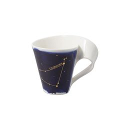 Villeroy & Boch VILLEROY & BOCH Tasse "Tasse Steinbock NewWave Stars 300 ml wei&szlig;-blau", wei&szlig;, Trinkgef&auml;&szlig;e