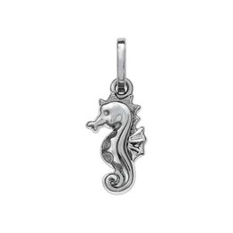 Vivance Kinder Kettenanhänger "925/- Sterling Silber Seepferdchen", one-size, Silber 925 (Sterlingsilber), 0,5 g, weiß, Silber 925 (Sterlingsilber),