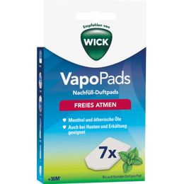 Wick Inhalations-Zusatz "VapoPads Menthol - VH7", weiß, Hautpflegemittel, Passen zu unseren Luftbefeuchtern, Inhalatoren & Diffusoren, 7er-Pack