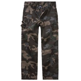 Brandit Kinder Cargohose "Brandit Kids US Ranger Trouser"schwarzcamo, Gr. 170, 80% Polyester, 20% Baumwolle, Hosen