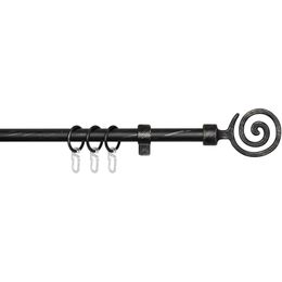 Gardinenstange GOOD LIFE, &Oslash;:13mm, silber, Kunststoff, Metall, Gardinenstangen, "Jana"