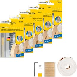 Schellenberg Reparatur-Set "Rollladen Gurtfix f&uuml;r das Rollladensystem Maxi", 5 Stk., beige, Reparatur-Sets, f&uuml;r alte Gurtb&auml;nder in unterschiedlichen