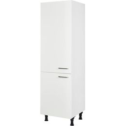 Kühlmodul Nobilia, B:60cm H:216,6cm T:58,3cm, weiß, Schränke, ""Touch", für ein Kühl- und Gefrierschrank, Ausrichtung wählbar", vormontiert,