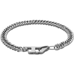 Diesel Damen Armband "Schmuck Geschenk Edelstahl Armschmuck Gliederarmband", 18,5cm, Edelstahl, silber, Edelstahl, Armb&auml;nder