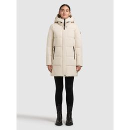 Khujo Damen Steppjacke "TILLA"cotton cream, Gr. S, unifarben, 73% Nylon, 27% Baumwolle, Jacken
