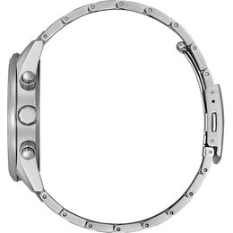 Citizen Herren Funk-Multifunktionsuhr, silber, Armbanduhren, Armbanduhr, Herrenuhr, Solar, Edelstahlarmband, Saphirglas, Datum