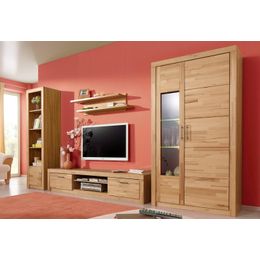 Wohnwand, beige, VOGL MÖBELFABRIK, Wohnzimmer, Kastenmöbel-Sets, "Toronto"