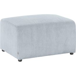 Hocker OTTO HOME, B:60cm H:47cm T:80cm, blau, Cord (100% Polyester);Filzoptik (100% Polyester), Garten, Hocker, "Alesund", als Einzelteil oder Teil