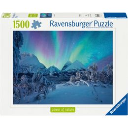 Ravensburger Kinder Puzzle "power of nature, Wenn die Nordlichter tanzen", bunt, B:80cm H:60cm, Puzzles, Made in Germany