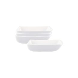 Villeroy & Boch VILLEROY & BOCH Schale "Sch&auml;lchen NewWave 12 x 12 cm 4er Set wei&szlig;", wei&szlig;, Sch&uuml;sseln