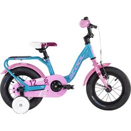 S'COOL S&rsquo;COOL Kinderfahrrad "S'COOL niXe 12-1S - Ocean/Pink", 21cm, 12 Zoll (30,48cm)ocean, pink, Fahrr&auml;der