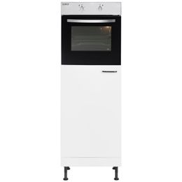 Backofen/K&uuml;hlumbauschrank Optifit, B:60cm H:176,6cm T:58,4cm, wei&szlig;, Holzwerkstoff, Schr&auml;nke, "Elga", mit Soft-Close-Funktion, h&ouml;henverstellbaren