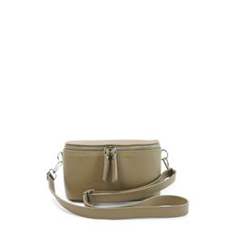 Harpa Damen Schultertasche "EMRY"taupe, Leder, unifarben, Taschen