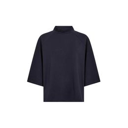 soyaconcept Damen Kurzarmhemd "Soya Concept T-shirt SC-BANU"6910 navy, Gr. XL, Obermaterial: 48% Modal, 48% Polyester, 4% Elasthan, Hemden
