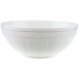 Villeroy & Boch VILLEROY & BOCH Schale "Sch&uuml;ssel Gray Pearl 24,2 cm wei&szlig;", wei&szlig;, Sch&uuml;sseln
