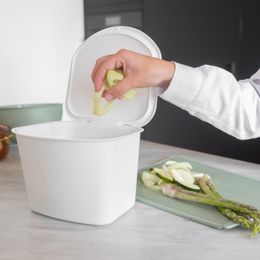 Koziol Biom&uuml;lleimer "BIBO", B/H/T: 20,8cm x 16cm x 22,5cm, wei&szlig;, K&uuml;che, M&uuml;lleimer, Melaminfrei, made in Germany