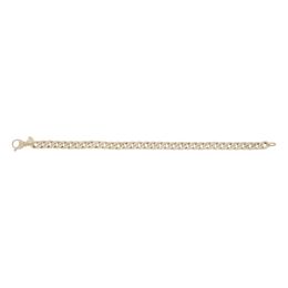 Firetti Damen Armband "Schmuck Geschenk Gold 585 Armschmuck Panzerkette ca. 6,5 mm breit", 19,5cm, Gelbgold 585gelbgoldfarben, Gelbgold 585, Armb&auml;nder
