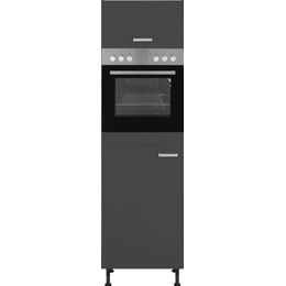 Backofen/K&uuml;hlumbauschrank Optifit, B:60cm H:211,8cm T:58,4cm, grau, Holzwerkstoff, Schr&auml;nke, "Parma", Breite 60 cm