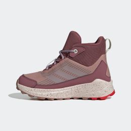 adidas terrex Kinder Wanderschuh "TERREX TRAILMAKER 2 MID RAIN.RDY", Gr. 39warm clay, preloved fig, pure ruby, Synthetik, Textil, Schuhe