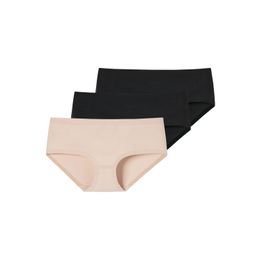 Schiesser Damen Panty "Panty 3er Pack", Gr. XXL, bunt, Obermaterial: 50% Baumwolle CO. 40% Polyamid PA. 10% Elasthan EL., Unterhosen
