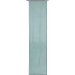 G&ouml;zze Schiebegardine G&Ouml;ZZE, B:60cm H:245cm, blau, Polyester, Wohnzimmer, Gardinen, "Linus Schiebevorhang", HxB: 245x60, Uni Panamagewebe, inkl. Zubeh&ouml;r