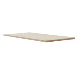 Esstischplatte, B:106cm H:2,5cm T:50cm, beige, HAMMEL FURNITURE, Massivholz, Tischplatten, "Findahl by Hammel Miro", 50x106 cm, Eiche Massivholz f&uuml;r