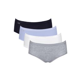 Sloggi Damen Slip "Slip Basic+Midi C4P 4er Pack", Gr. XXXL, bunt, Obermaterial: 95% Baumwolle CO. 5% Elasthan EL., Unterhosen