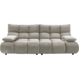 3-Sitzer Home Affaire, B:220cm H:85cm T:108cmsilber, Sofas, "Graceland, mit klappbaren Armlehnen, Breite 220cm"