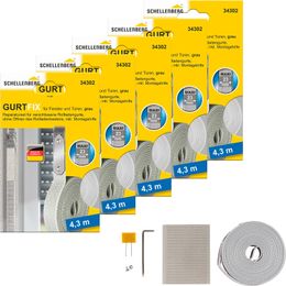 Schellenberg Reparatur-Set "Rollladen Gurtfix f&uuml;r das Rollladensystem Maxi", 5 Stk., grau, Reparatur-Sets, f&uuml;r alte Gurtb&auml;nder in unterschiedlichen